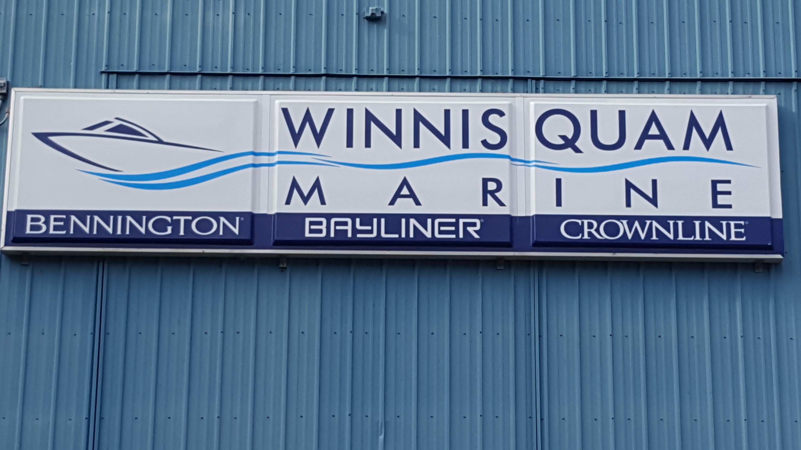 11-26-16 Our newly created sign is up and lookin good ...